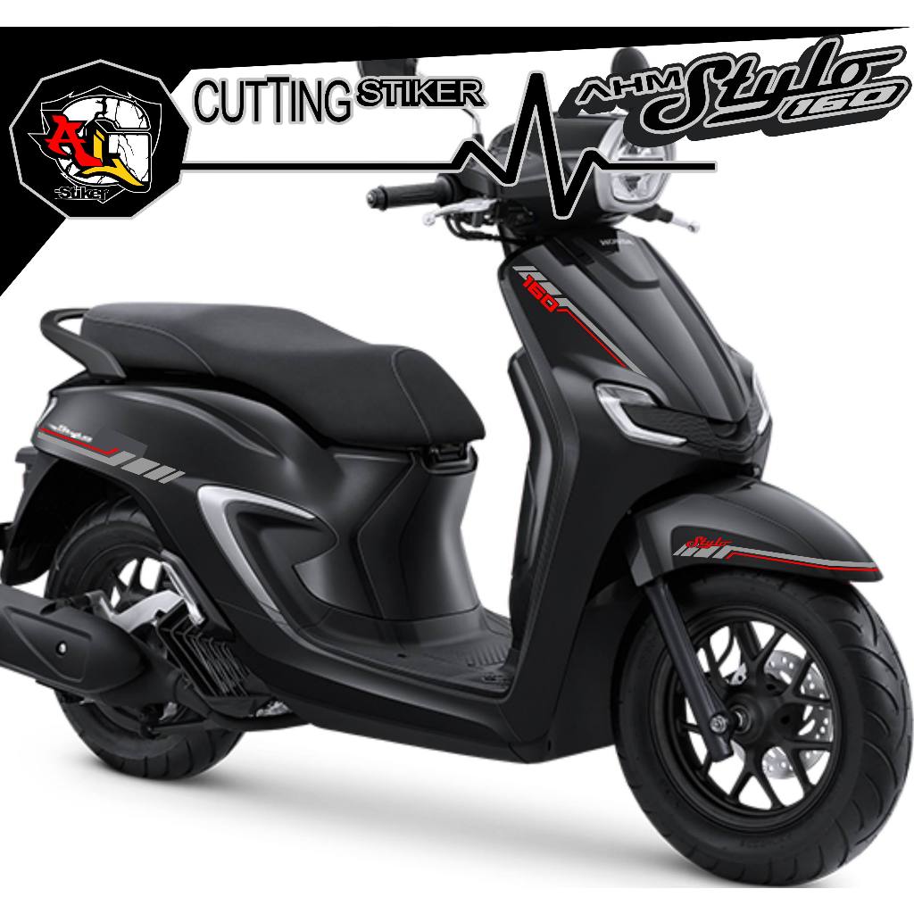 Jual STICKER CUTTING/STRIPING MOTOR AHM STYLO/SC.423a/STIKER SIMPEL ...