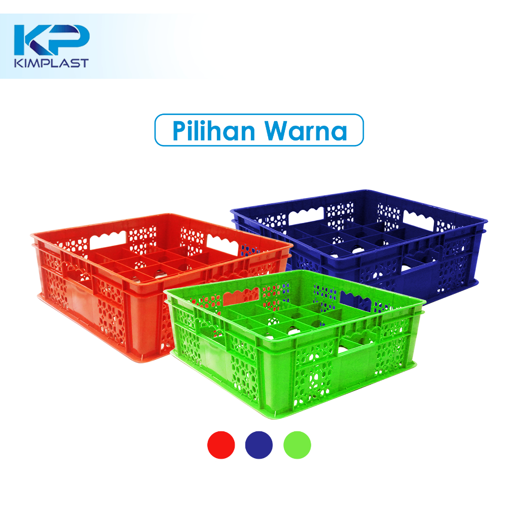 Jual KIMPLAST Krat Gelas Looster/ Krat Plastik/ Keranjang Gelas/ Krat ...