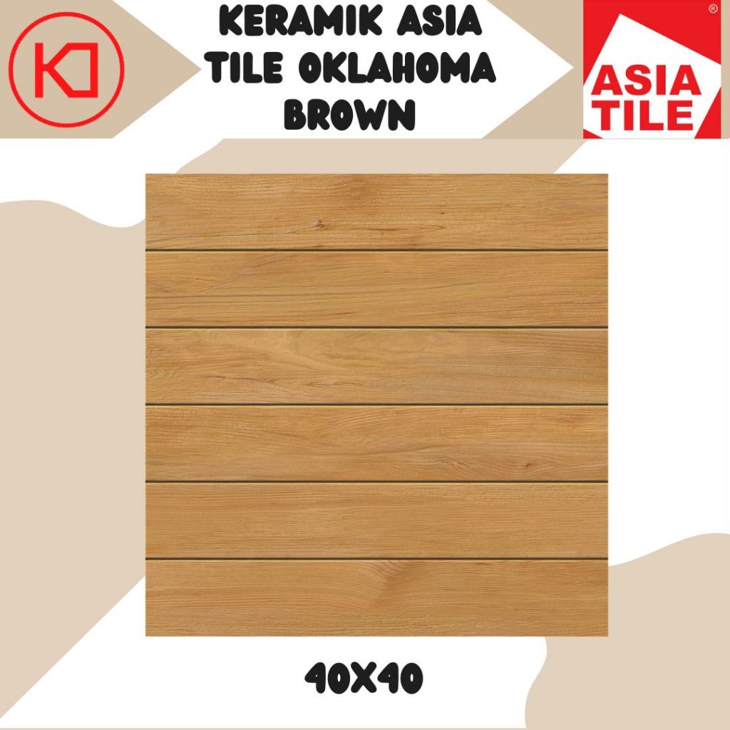 Jual Keramik Lantai Asia Tile Oklahoma Series 40x40 cm Kw 1 | Shopee Indonesia