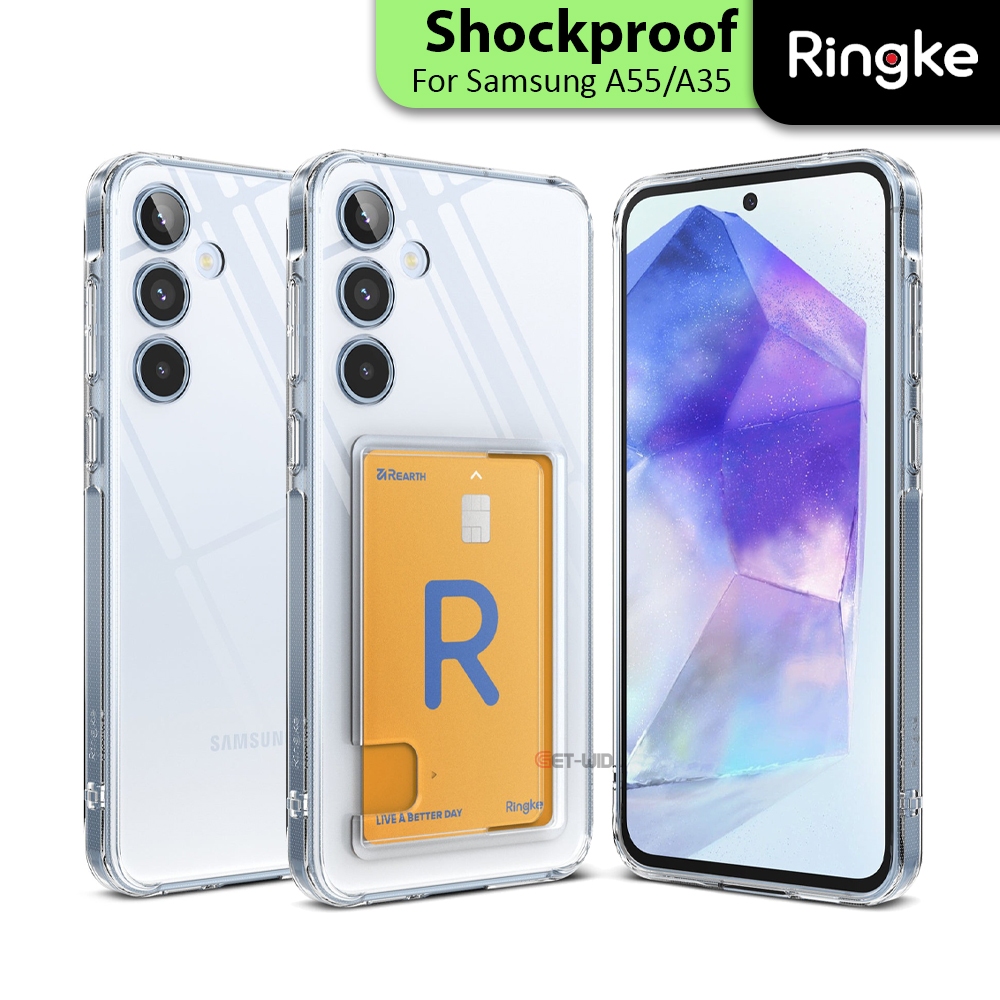 Jual Case Samsung Galaxy A55 A35 Ringke Fusion Shockproof Clear Casing ...