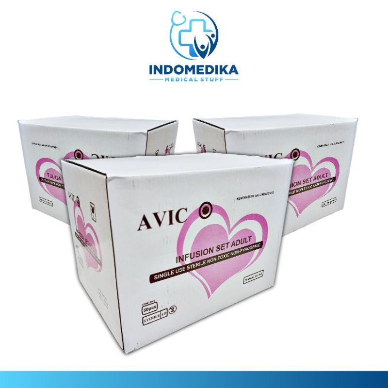 Jual Infus Set Avico Dewasa selang infus set INFUSION SET ADULT AVICO BOX | Shopee Indonesia