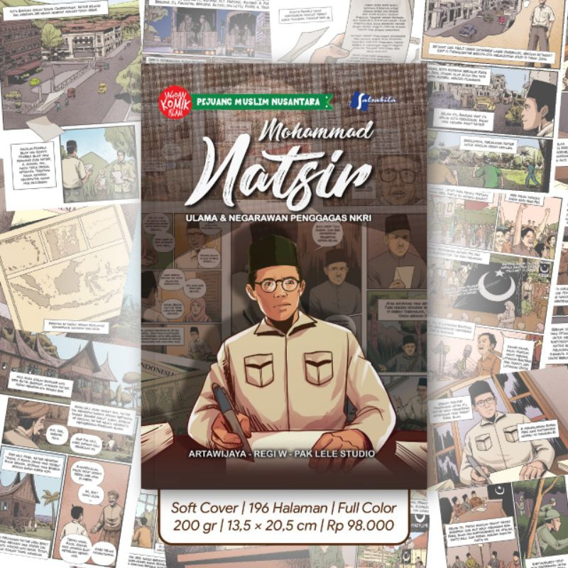 Jual Komik Mohammad Natsir Ulama dan Negarawan Penggagas NKRI Komik ...