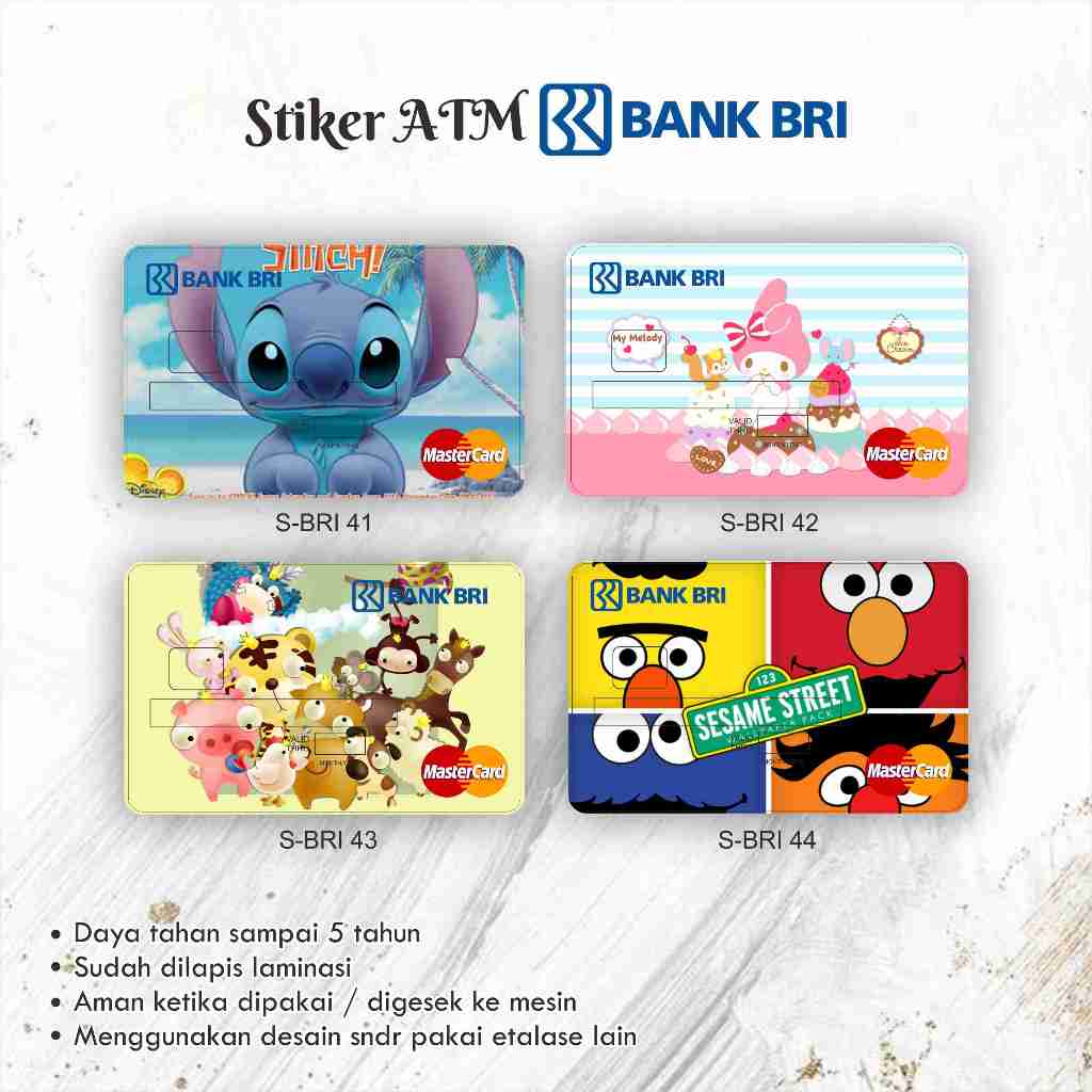 Jual Stiker / Garskin / Skin ATM BRI Britama Chip | Shopee Indonesia