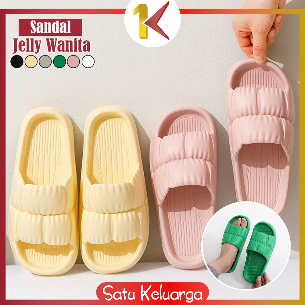 Jual SK-S51 Sandal Jelly Wanita Korean Style Import Bahan EVA Anti Slip ...