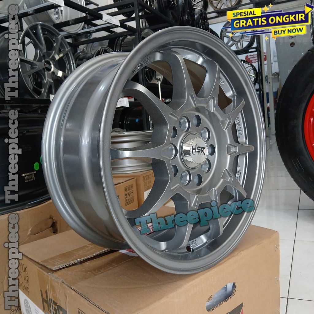 Jual HSR BOROKO SRD velg ring 15 lebar 65 et 42 lubang 5 |mobil new avanza, new xenia, ertiga ...