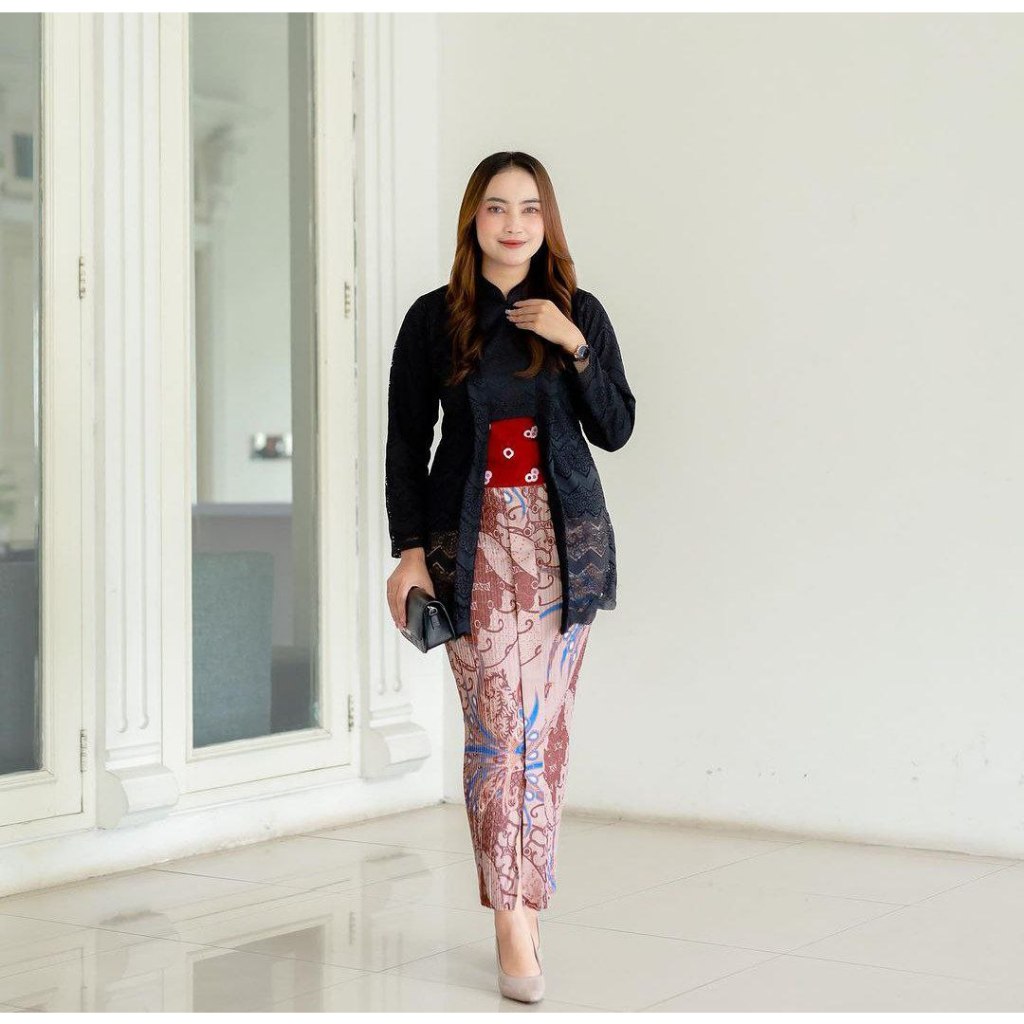 Jual Benang Raja Atasan Kebaya Kutubaru Angking Free Obi Belt | Shopee ...