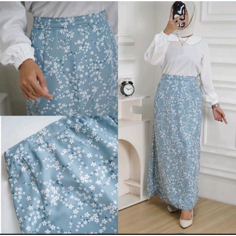 Jual ROK FLORAL KOREAN SKIRT | ROK GAMAR A-LINE MOTIF BUNGA | FLORAL ... Jual ROK FLORAL KOREAN SKIRT | ROK GAMAR A-LINE MOTIF BUNGA | FLORAL ...