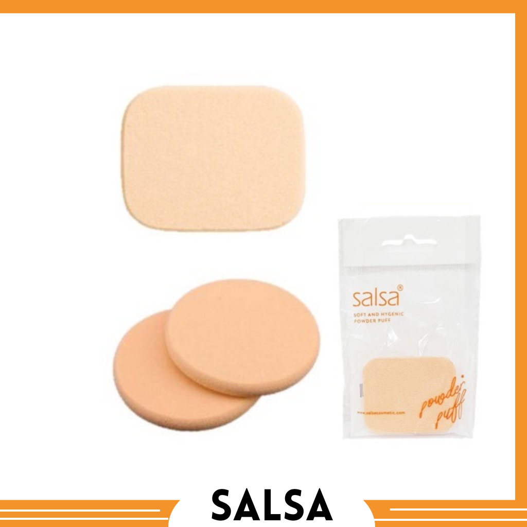 Jual Salsa Sponge Bedak Bulat & Persegi/Puff Sponge | Shopee Indonesia