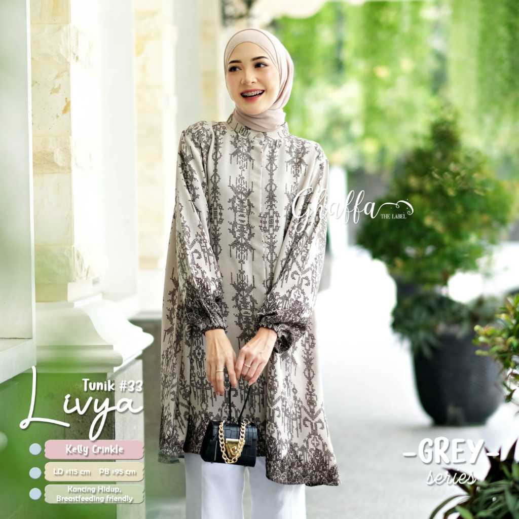 Jual LIVYA TUNIK GHAFFA / LIVYA TUNIC KIVYA 23 24 25 26 27 28 GHAFFA ...