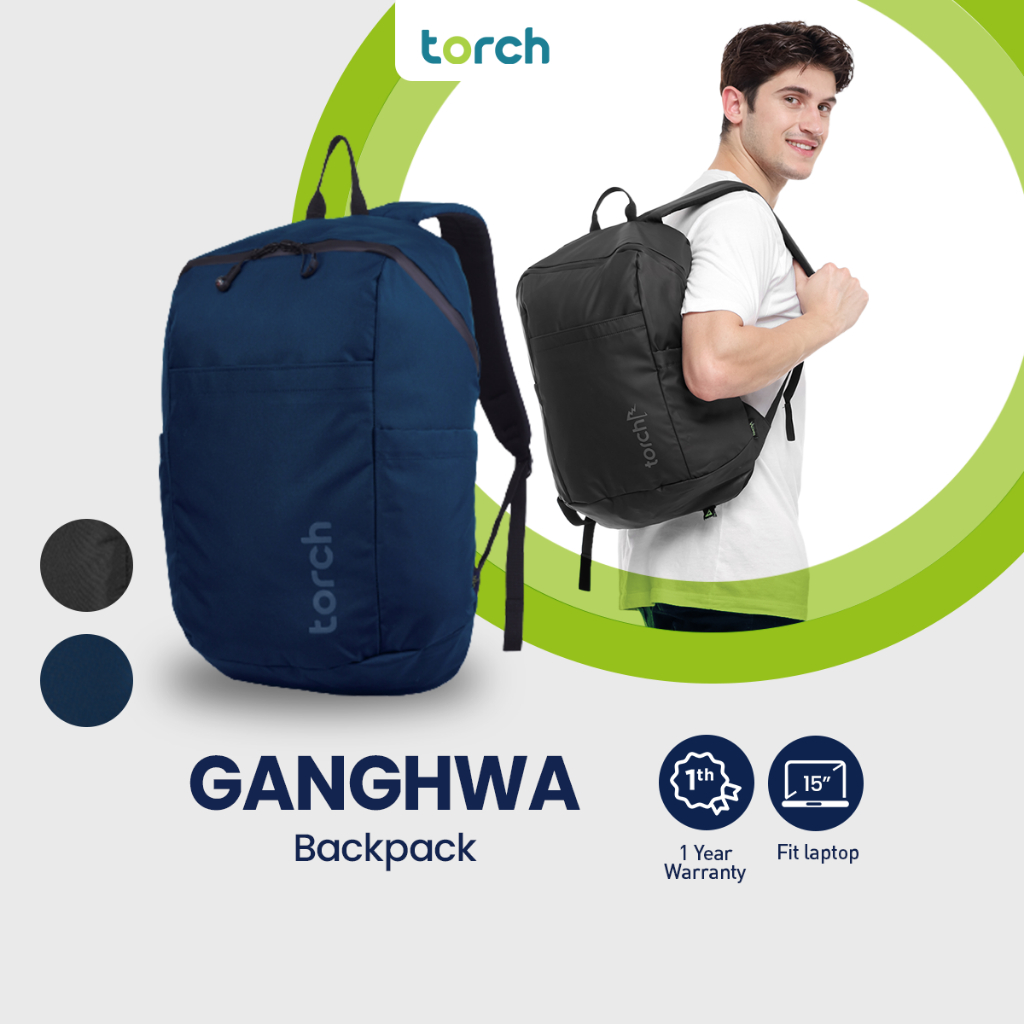 Jual TORCH Ganghwa Tas Ransel Punggung Sekolah Kerja Travelling Laptop ...