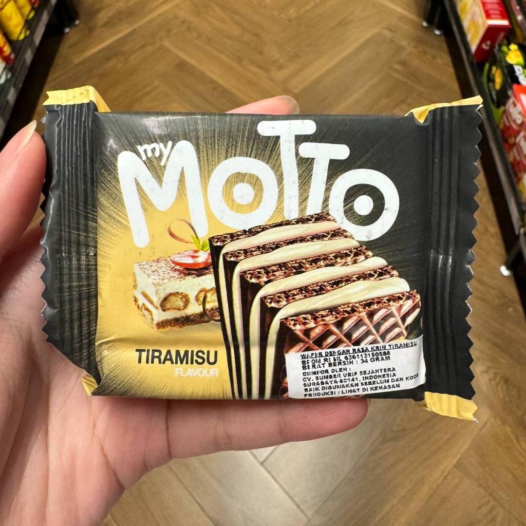 Jual My Motto Wafer Rasa Tiramisu / Cokelat / Hazelnut | Shopee Indonesia