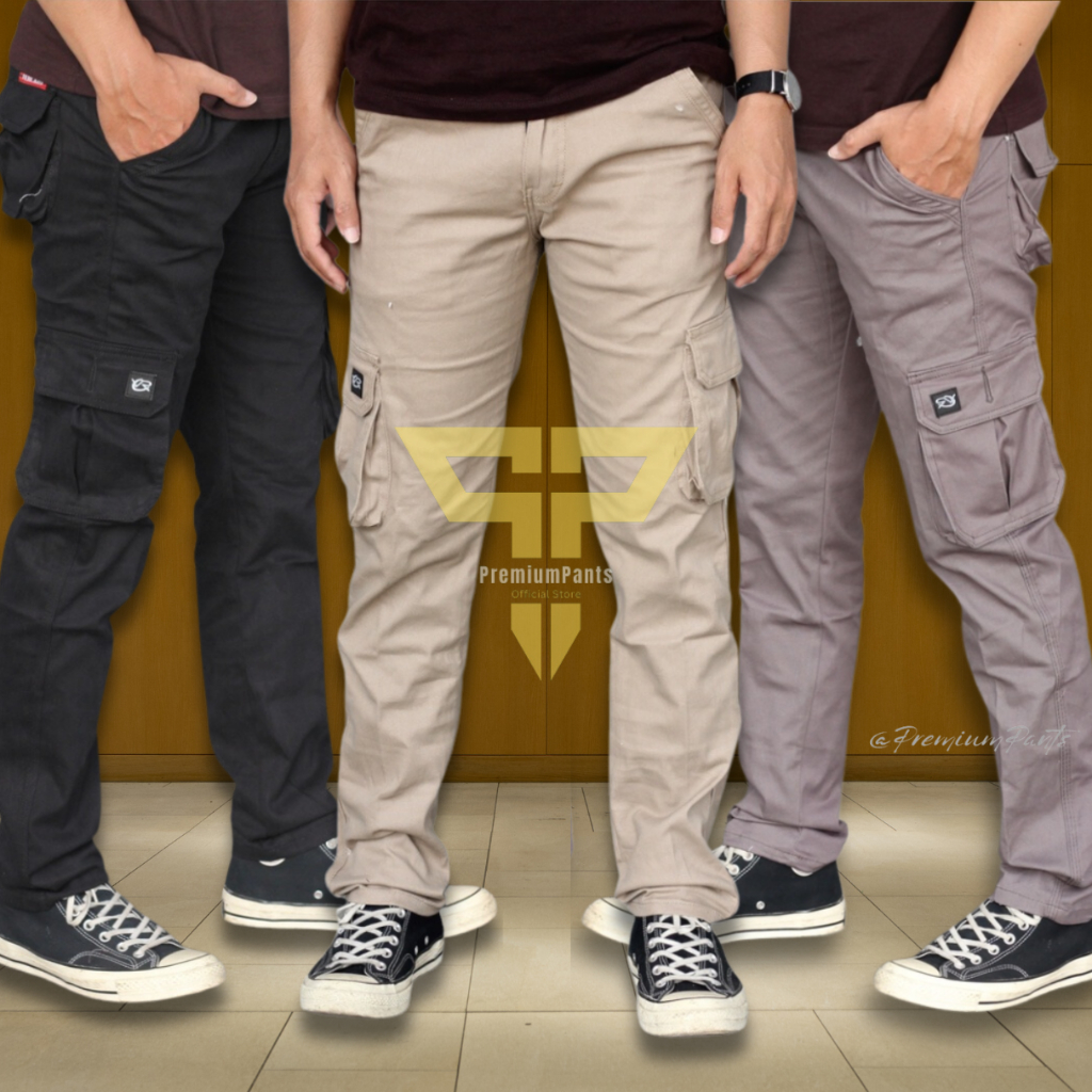 Jual PREMIUMPANTS - CELANA CARGO PANJANG PRIA ORIGINAL CELANA CARGO COWOK KEREN | Shopee Indonesia