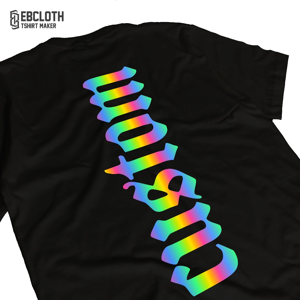 Jual EBCLOTH 002 | CUSTOM NAMA/KATA-KATA | SABLON REFLEKTIF MENYALA ...