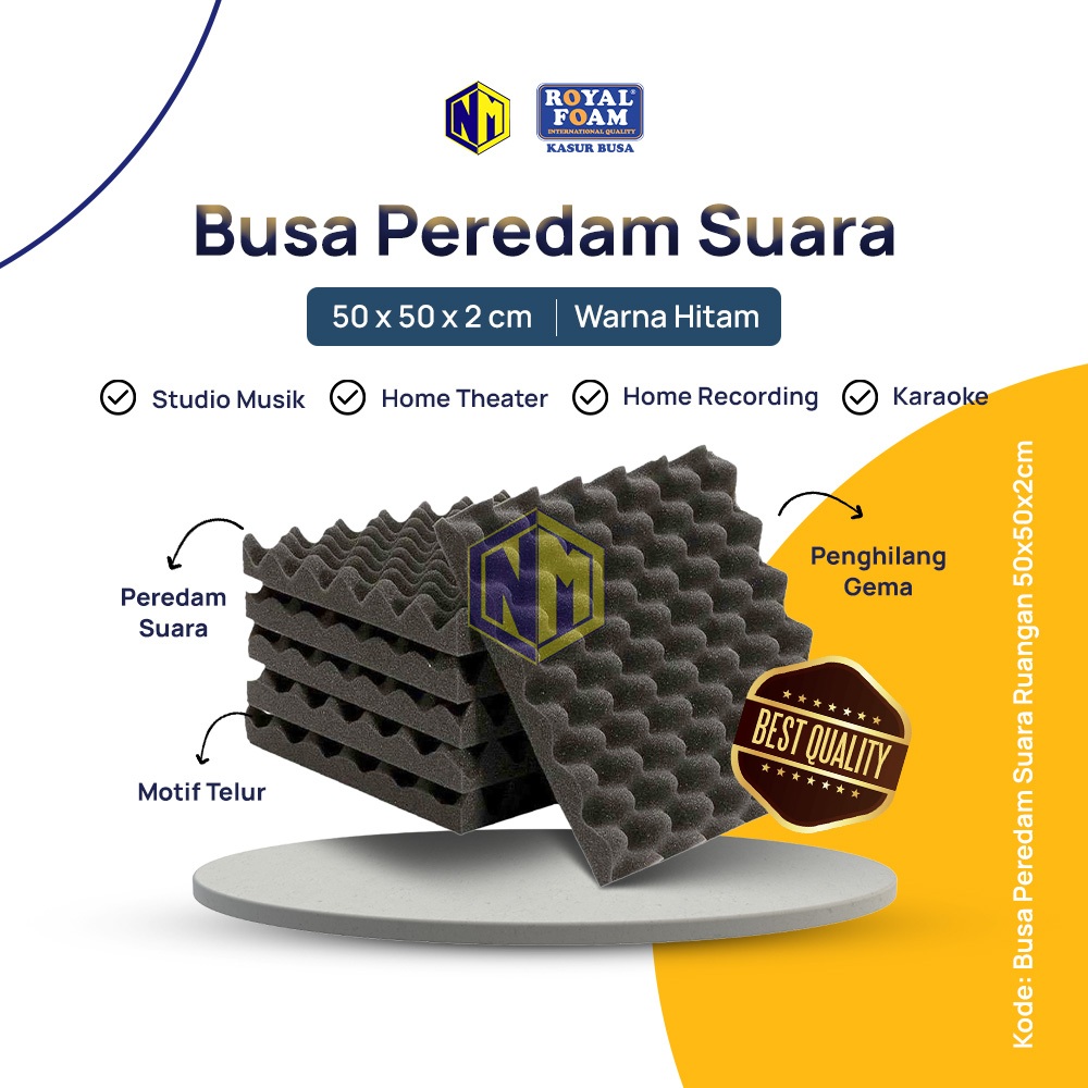 Jual Busa Telur Peredam Suara - Egg Foam - Peredam Suara Tebal 2 cm ...