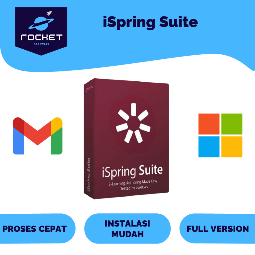 Jual iSpring Suite Full Version No Trial Permanen Lifetime | Software ...