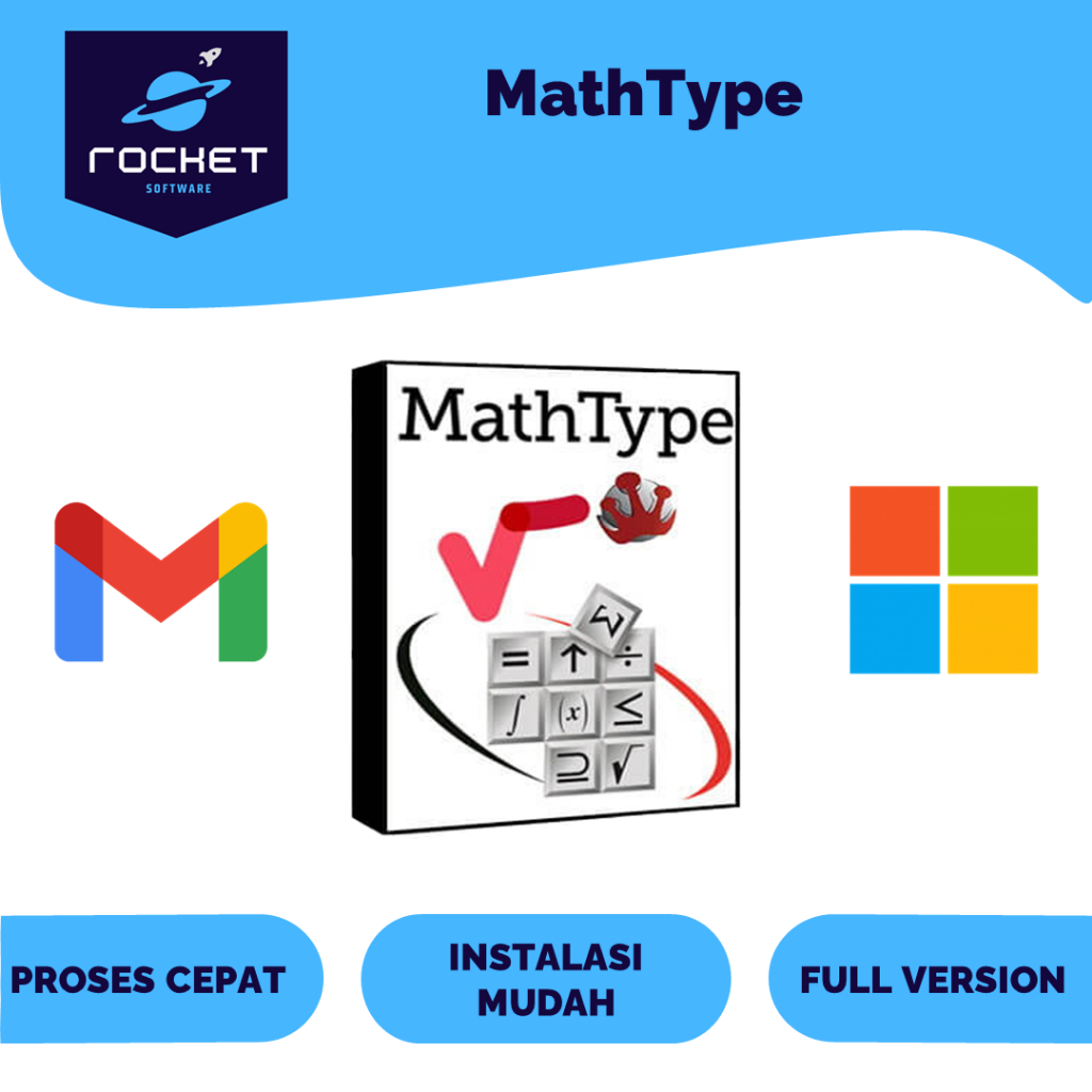 Jual Mathtype Pro 2020 Full Version No Trial Permanen Lifetime Software Perhitungan Matematika