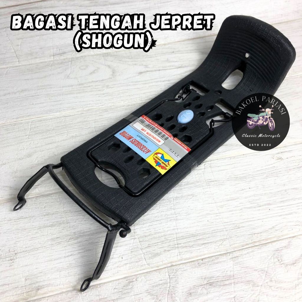 Jual BAGASI TENGAH SHOGUN BAGASI JEPRET SHOGUN125 RAK JEPIT TENGAH ...