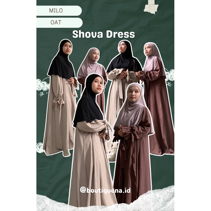 Jual Shova Dress By Boutiquena.id (Inner + Outer ) | Shopee Indonesia