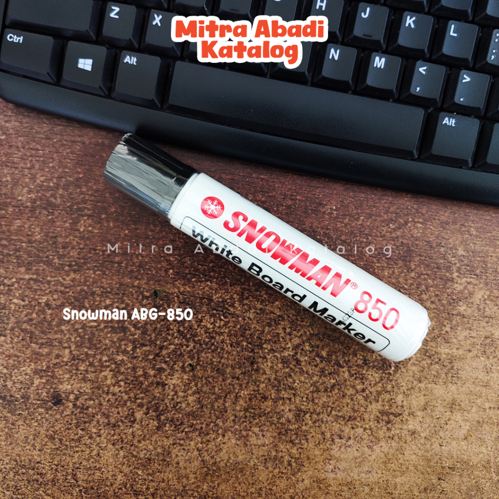 Jual SPIDOL WHITEBOARD SNOWMAN 850 / MARKER JUMBO UJUNG SEPIDOL MIRING ...
