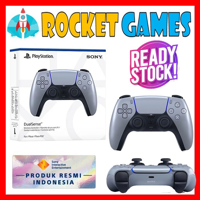 Jual Sony Stik PS5 Dualsense Sterling Silver / PS5 Controller Stick PS5 | Shopee Indonesia