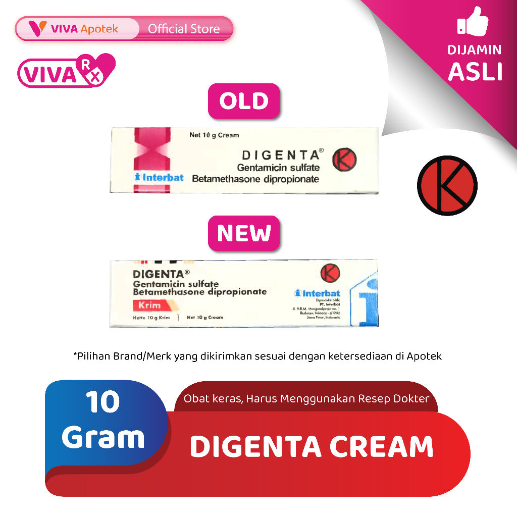 Jual Digenta Cream (10 Gram) | Shopee Indonesia