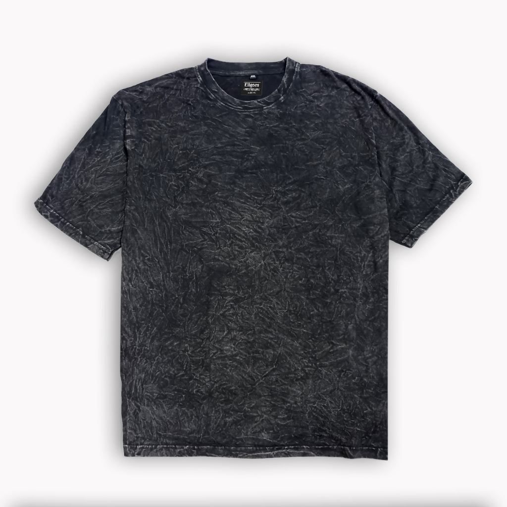 Jual ELGS Kaos Polos Washing - Kaos Polos Black Washed Oversize - Kaos ...