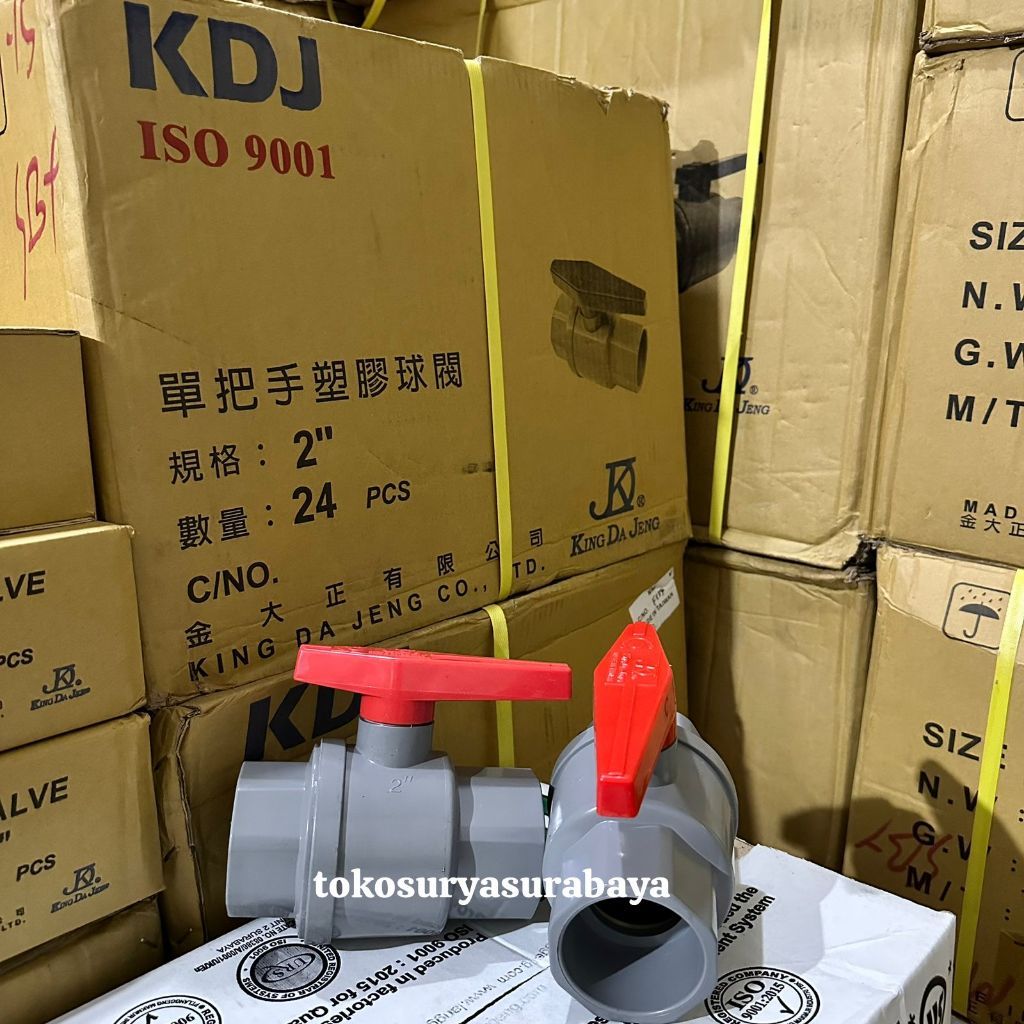Jual POLOS KDJ ball valve 2" stop kran 2" gate valve 2" stop keran pvc 2" | Shopee Indonesia