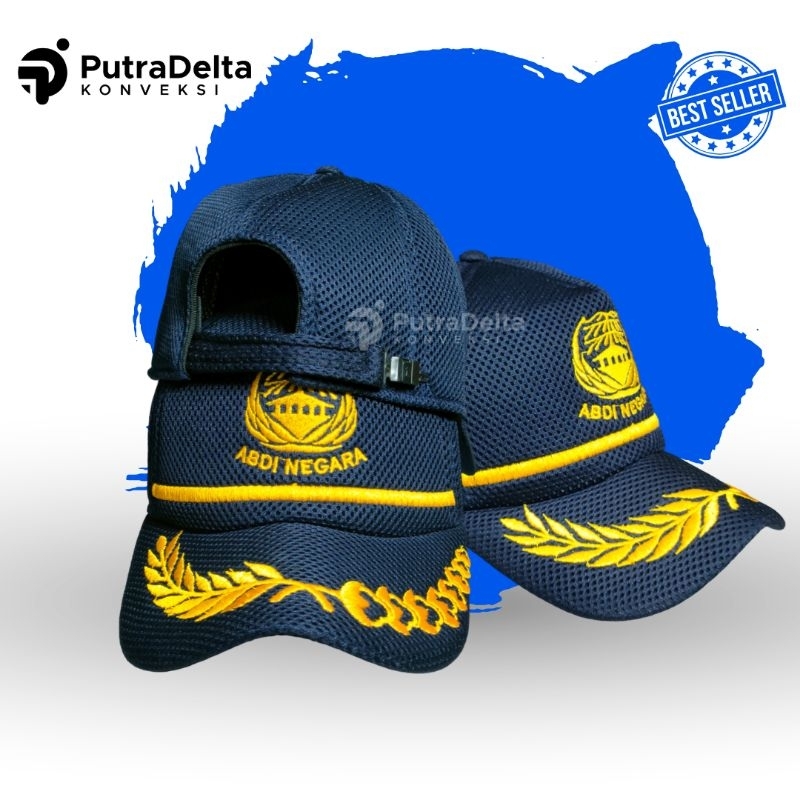 Jual topi bordir korpri , topi pns , topi pegawai , topi garuda , topi ...