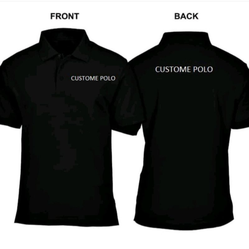 Jual CUSTOM POLO TSHIRT SABLON DESAIN CUSTOM KAOS POLO KRAH DESAIN SUKA ...