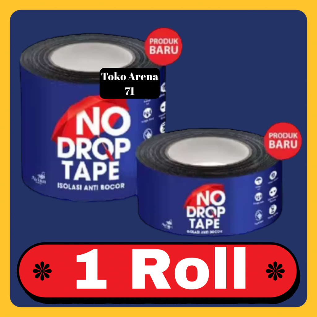 Jual No Drop Tape isolasi flashband Lakban Anti Bocor Pipa Asbes Seng Beton Atap Meteran ...