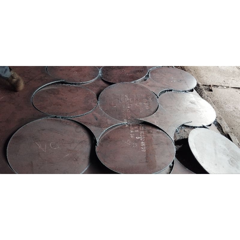 Jual Plat besi potongan 6mm x diameter 250mm | Shopee Indonesia