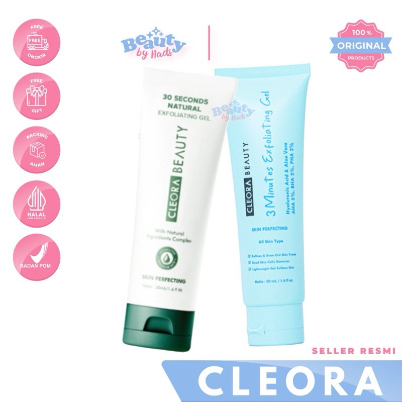 Jual BEAUTYBY.NADS | CLEORA 3 MINUTES 30 SECONDS NATURAL EXFOLIATING ...