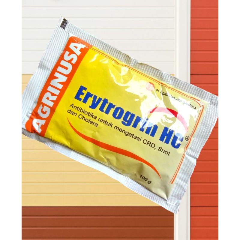 Jual Obat Ayam Ternak Unggas ERYTROGRIN 100 gr Agrinusa | Shopee Indonesia