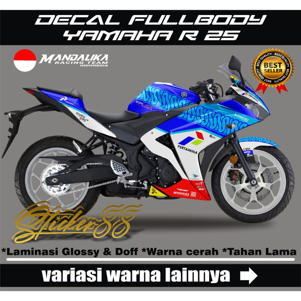 Jual Decal R25 Full Body Decal Yamaha R25 Old Stiker R25 Full Body ...