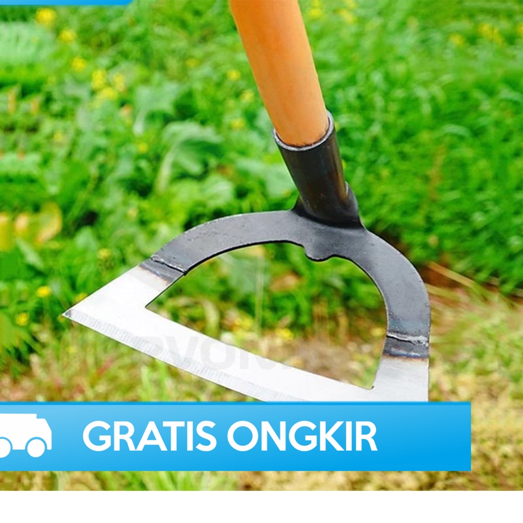 Jual CANGKUL RUMPUT GAGANG PANJANG GARDEN TOOLS PERLENGKAPAN BERKEBUN ...
