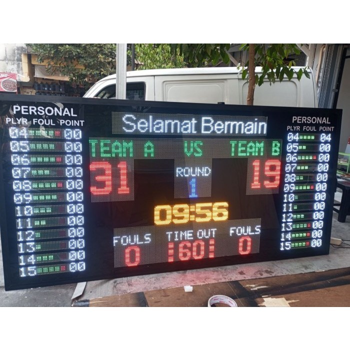 Jual Scoreboard Basket, bisa multifungsi untuk olahraga lainnya Score ...