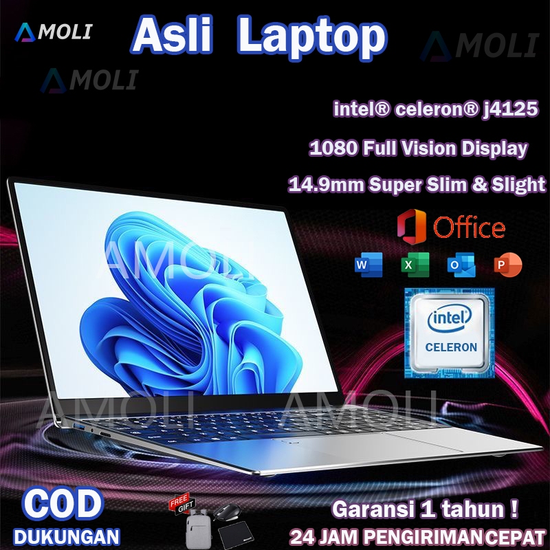 Jual 「garansi Resmi Bisa Cod」 Amoli Asli Baru Laptop Hp Murahram 12gb