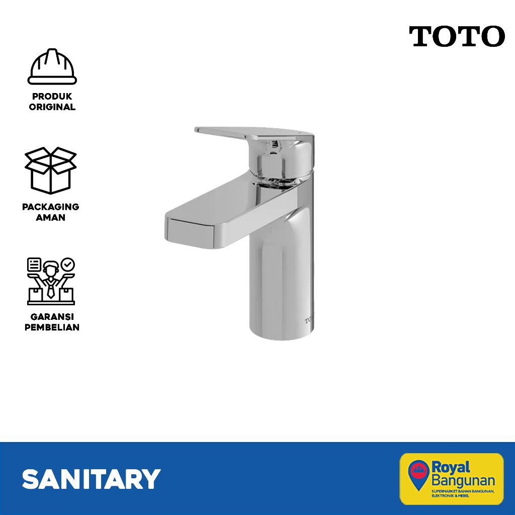 Jual TOTO TX115LRS Rei-S Single Lever W/ Pop Up Waste | Kran Wastafel ...