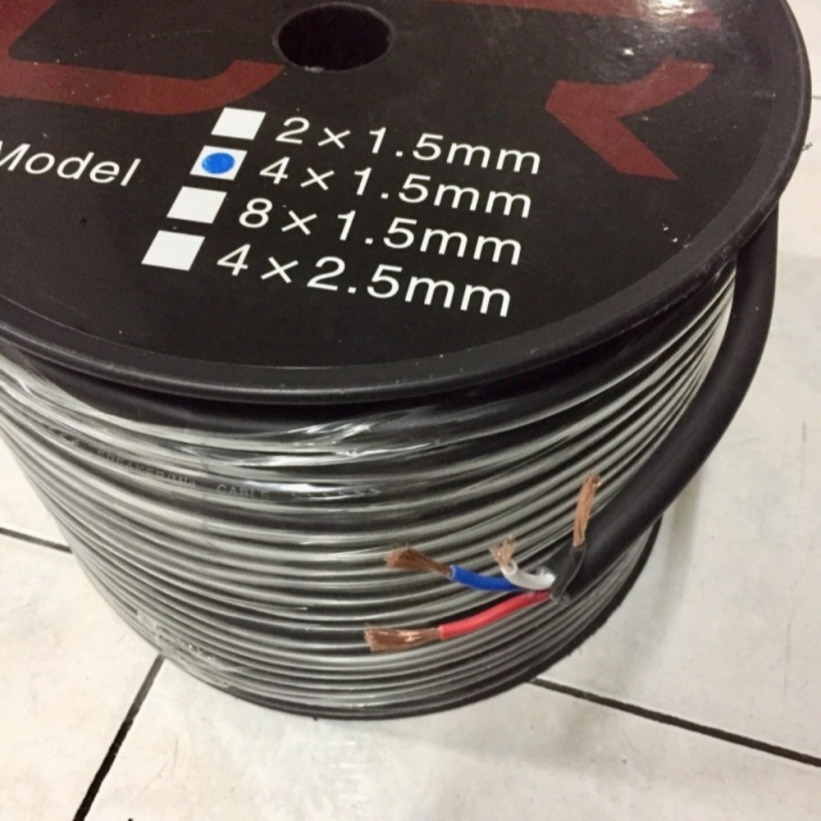 Jual (Meteran) Kabel Speaker 4x1.5mm Crimson / 4x1.5 mm 4 jalur Isi ...