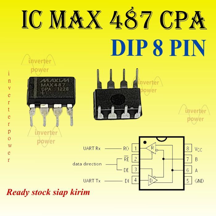 Jual IC MAX487CPA MAX 487 MAX487 DIP-8pin | Shopee Indonesia