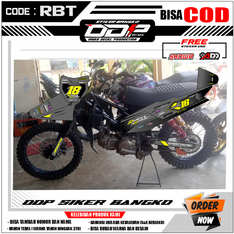 Jual Decal RBT dekal stiker striping TERBARU OMAH DECAL stiker motor ...