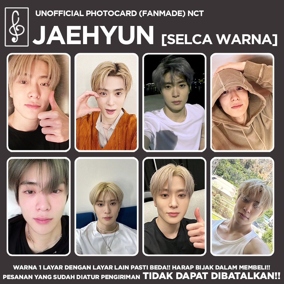 Jual [SELCA WARNA NCT] JAEHYUN PHOTOCARD UNOFFICIAL | Shopee Indonesia