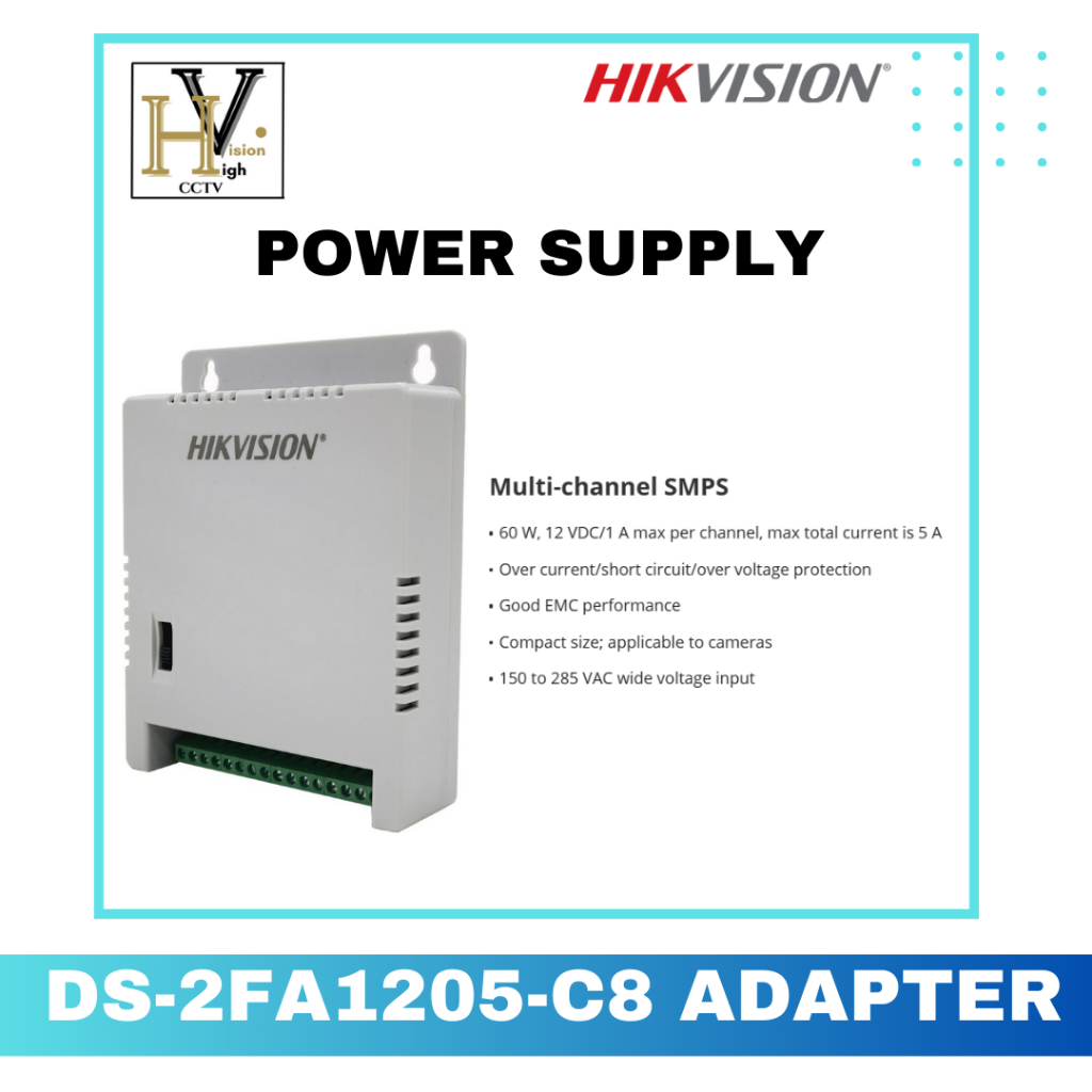 Jual Power Supply Hikvision DS-2FA1205-C8 ADAPTER | Shopee Indonesia