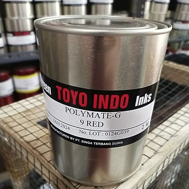 Jual Tinta Toyo Polymate G | tinta sablon plastik 1kg | Shopee Indonesia