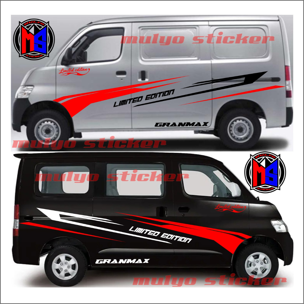Jual stiker mobil grand max stiker striping bodi samping terbaru ...