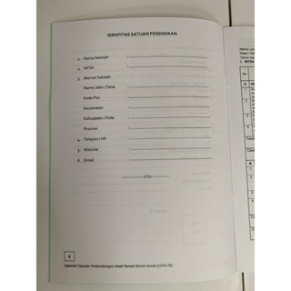 Jual GROSIR Buku Raport Sekolah TK Untuk Umum Kurikulum Merdeka | Buku ...