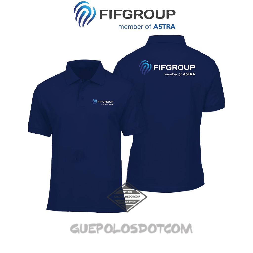 Jual POLOSHIRT KERAH MODEL POLO FIFGROUP - Poloshirt Logo Depan ...