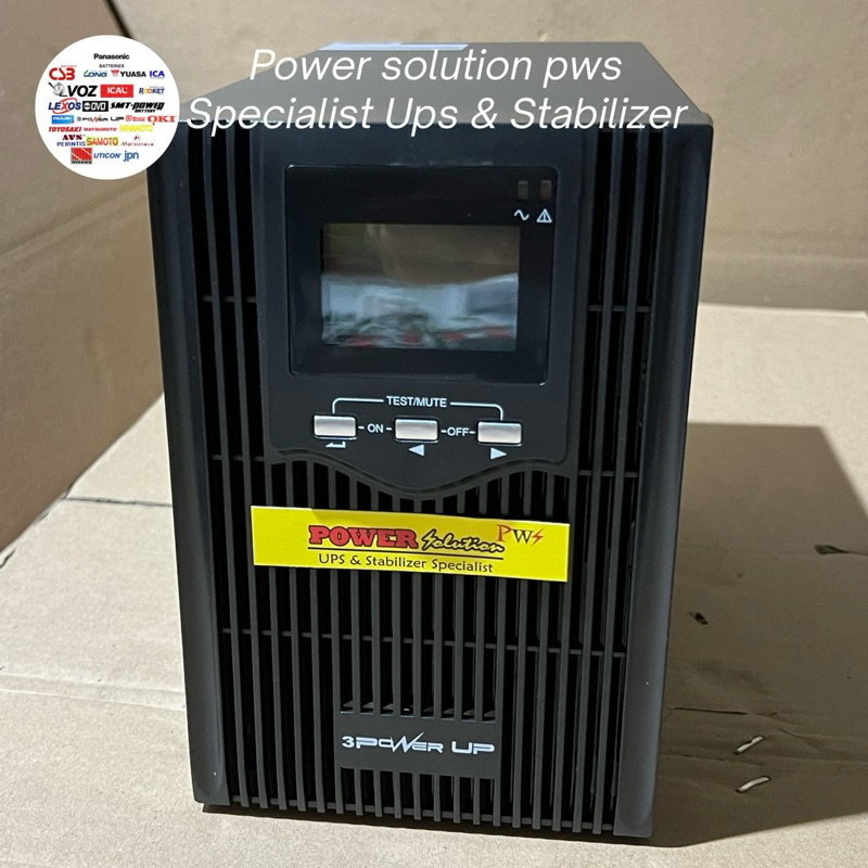 Jual Ups power up 1000Va 900watt Online Pure Sinewave Sangat cocok ...