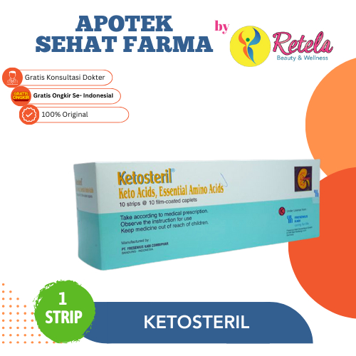 Jual KETOSTERIL 600MG 1 STRIP 10 TABLET | Shopee Indonesia