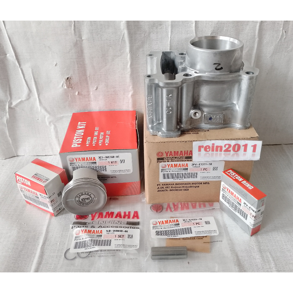 Jual BLOK SEHER SET PISTON KIT MX KING XABRE VIXION NVA ASLI ORI YAMAHA ...